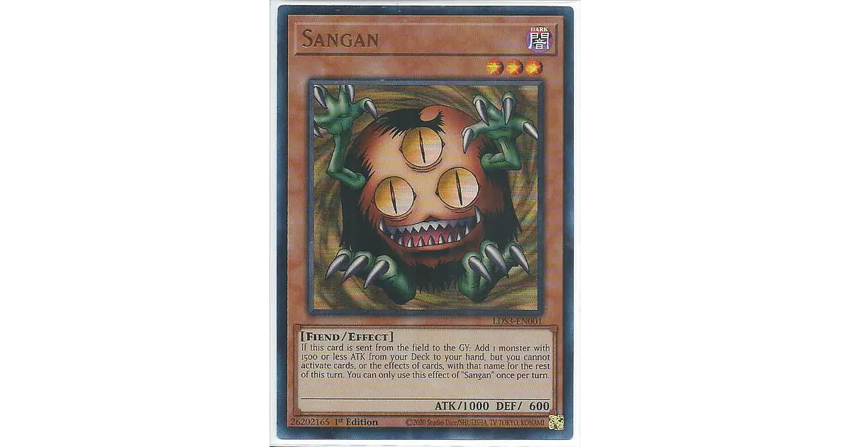 Sangan - LDS3-EN001 - Ultra Rare 1st Edition