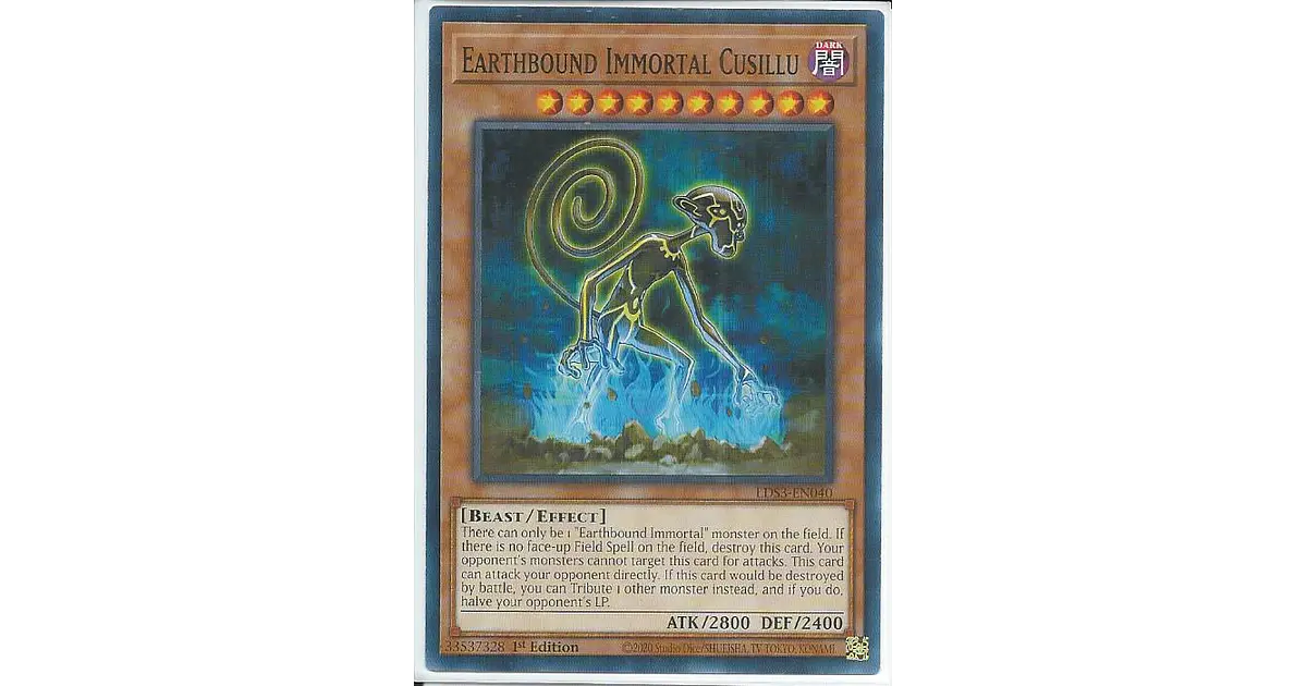 Earthbound Immortal Cusillu - LDS3-EN040 - Common 1st Edi...