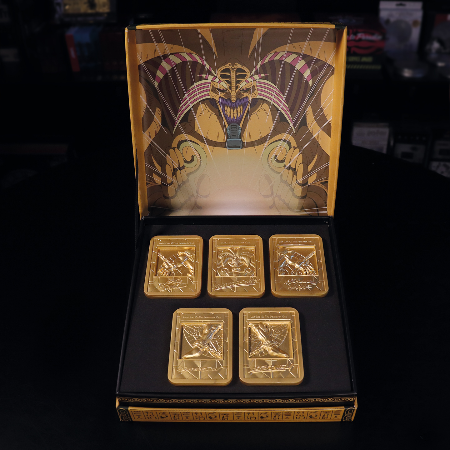 Exodia the Forbidden One 24k Gold Plated Ingot Set