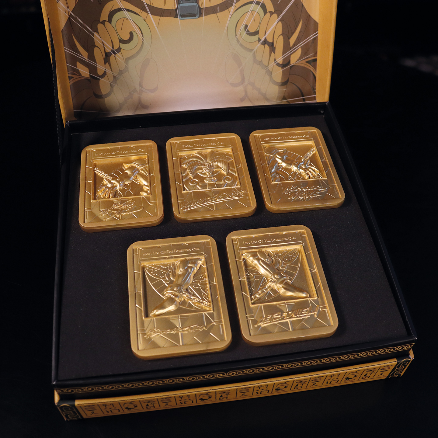 Exodia the Forbidden One 24k Gold Plated Ingot Set