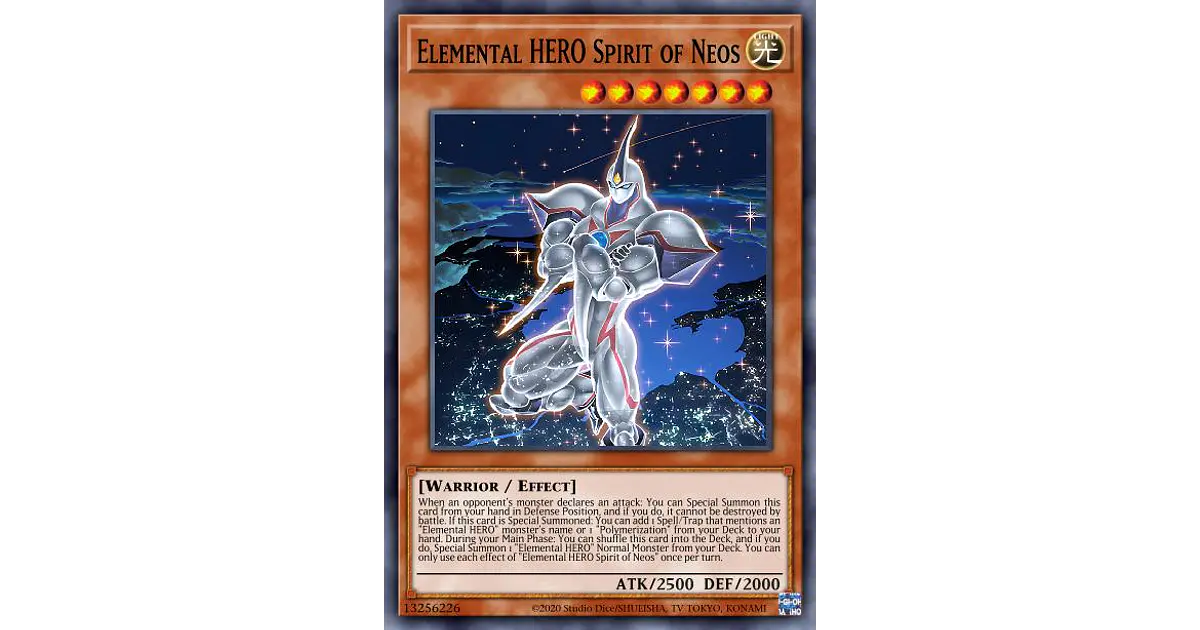 Elemental HERO Spirit of Neos - POTE-EN001 - Super Rare 1...