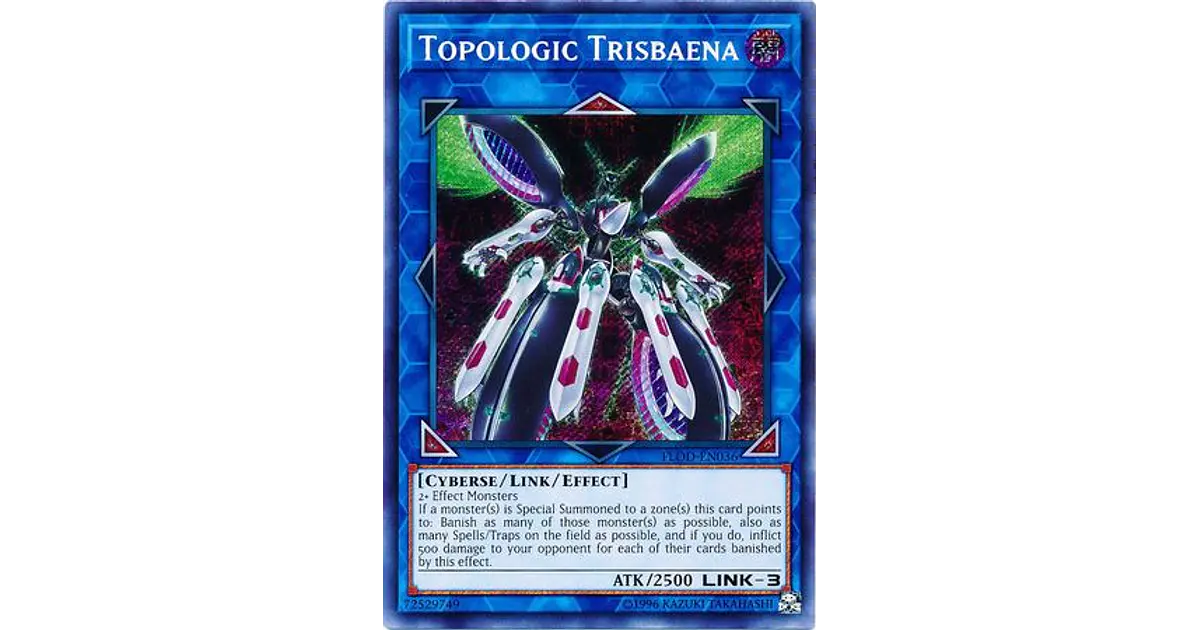 Topologic Trisbaena - FLOD-EN036 - Secret Rare Unlimited