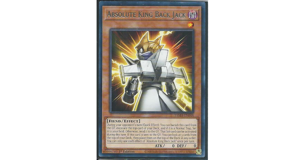 Absolute King Back Jack - TAMA-EN048 - Rare 1st Edition
