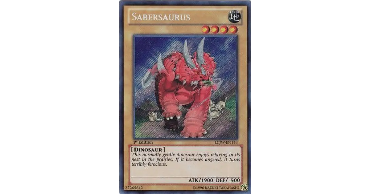 Sabersaurus - LCJW-EN143 - Secret Rare