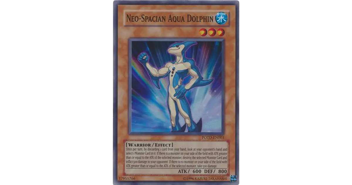 Neo-Spacian Aqua Dolphin - POTD-EN003 - Super Rare Unlimited