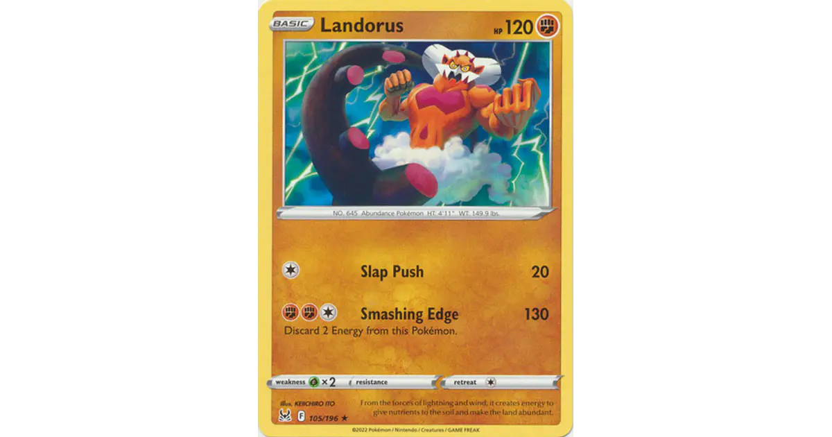 Landorus - 105/196 - Rare