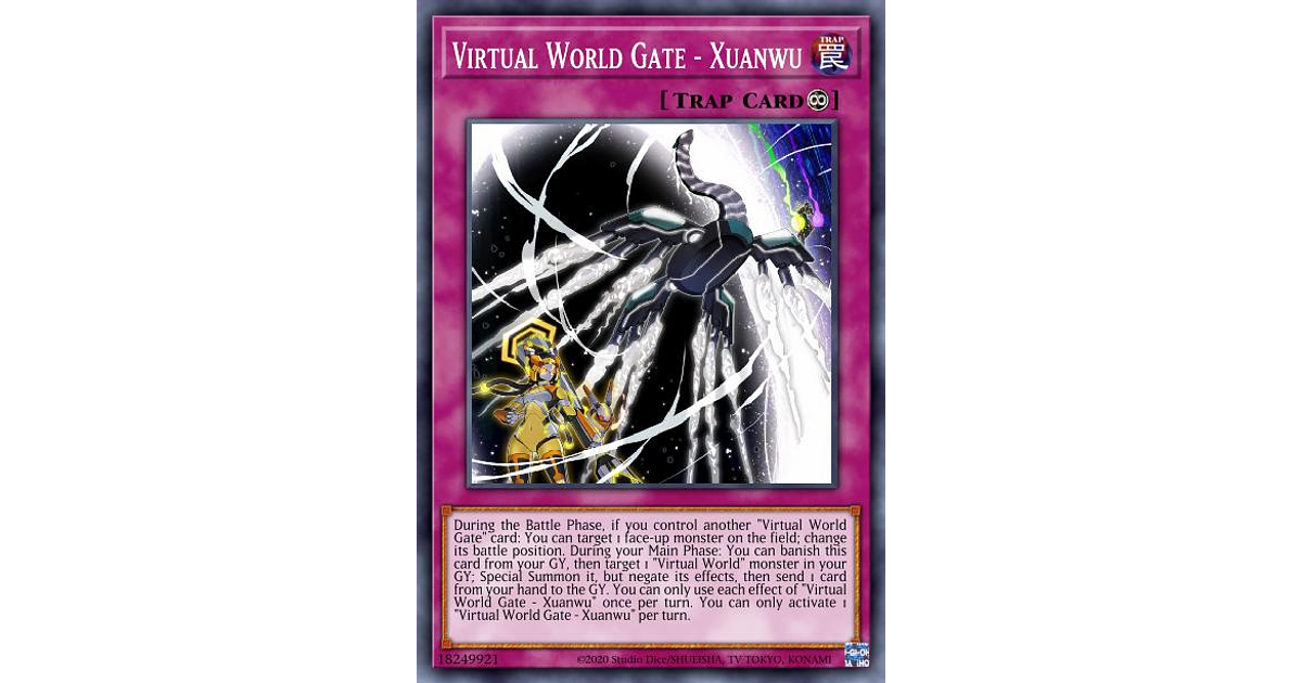 Virtual World Gate - Xuanwu - MP22-EN042 - Super Rare 1st...