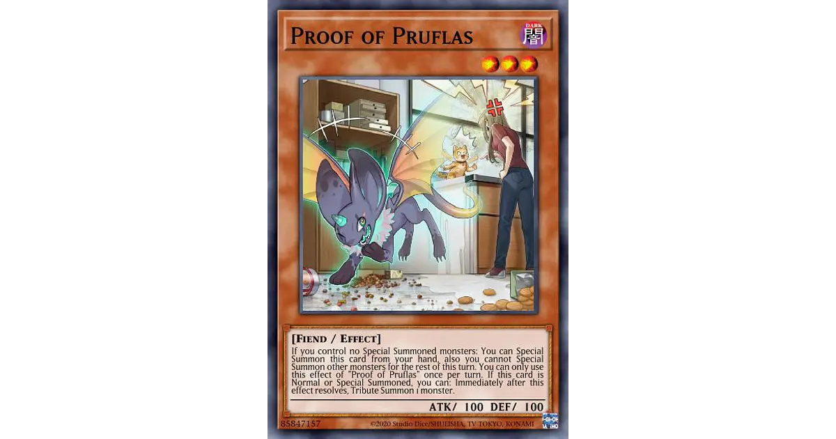 Proof of Pruflas - MP22-EN105 - Rare 1st Edition