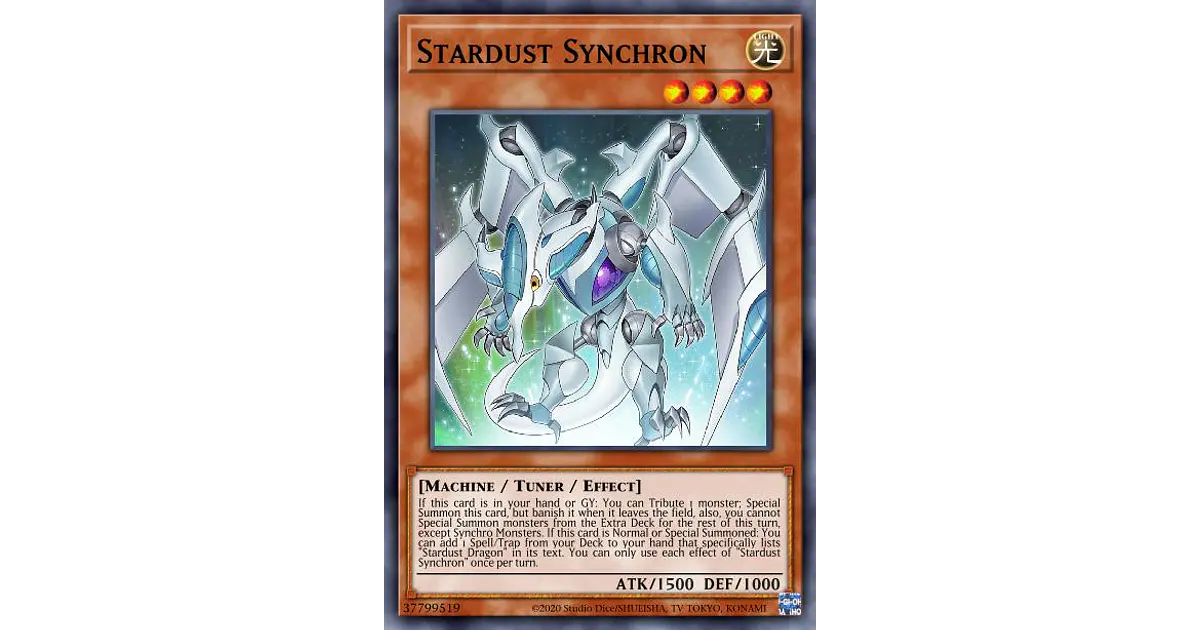 Stardust Synchron - MP22-EN119 - Ultra Rare 1st Edition