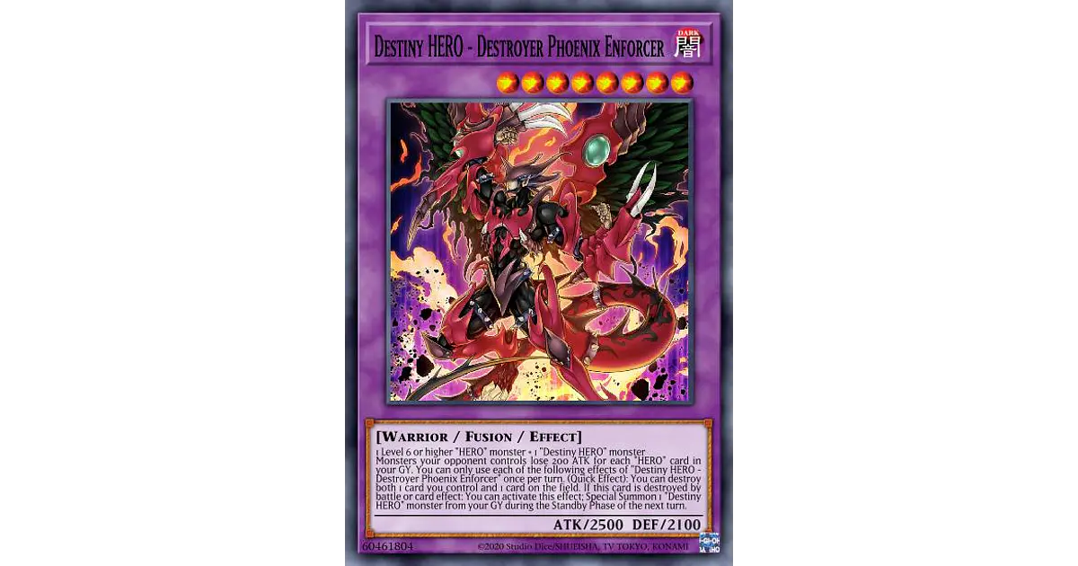 Destiny HERO - Destroyer Phoenix Enforcer - MP22-EN209