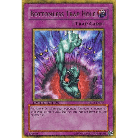 Bottomless Trap Hole - GLD2-EN045 - Gold Rare
