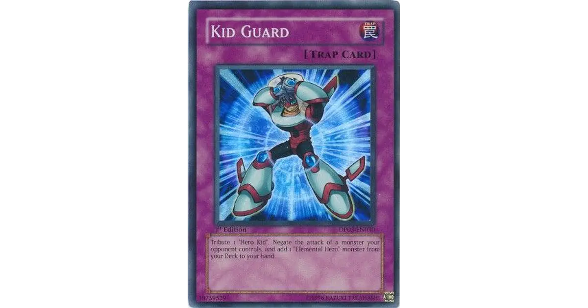 Kid Guard - DP03-EN030 - Super Rare 1st Edition