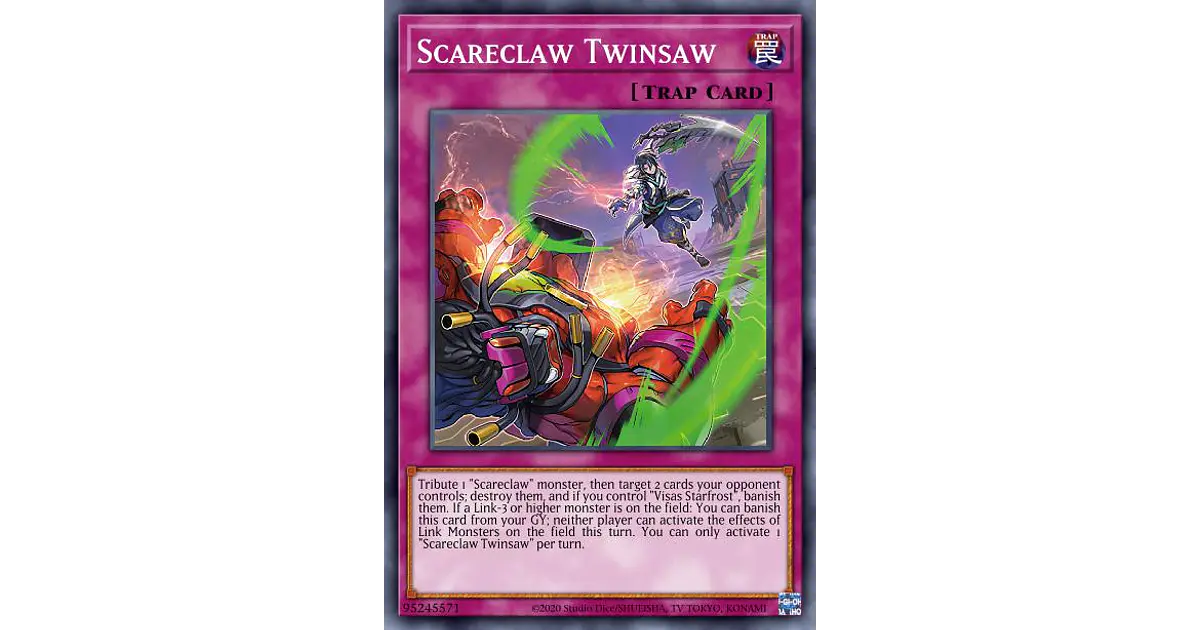 Scareclaw Twinsaw - DABL-EN075 - Common 1st Edition