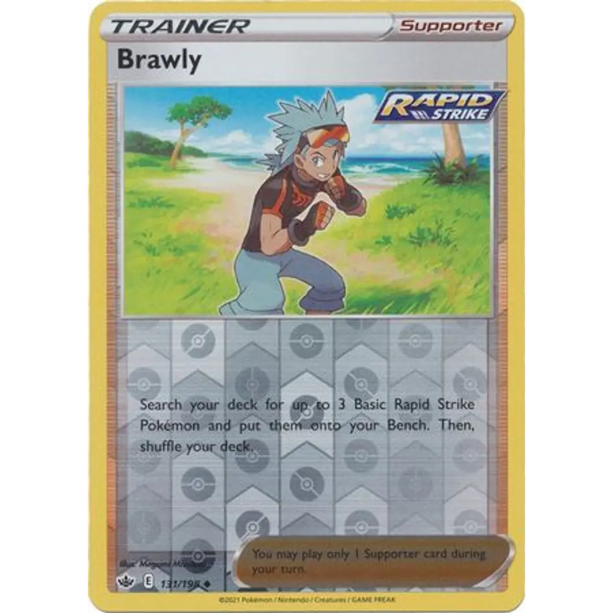Brawly - 131/198 - Uncommon Reverse Holo