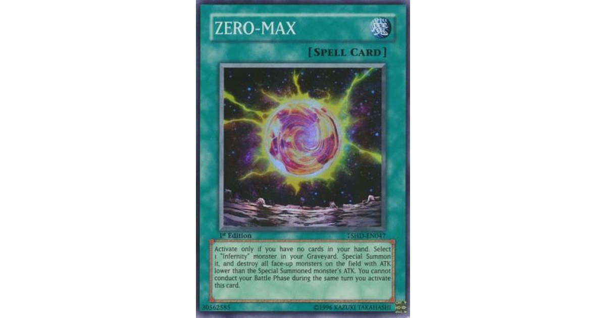 ZERO-MAX - TSHD-EN047 - Super Rare 1st Edition