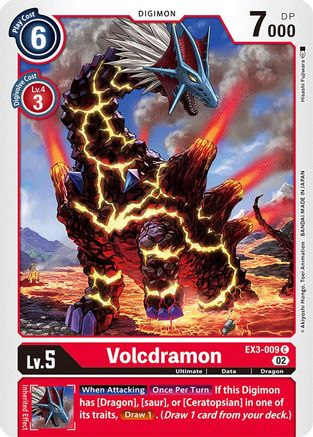 EX3-009 C Volcdramon