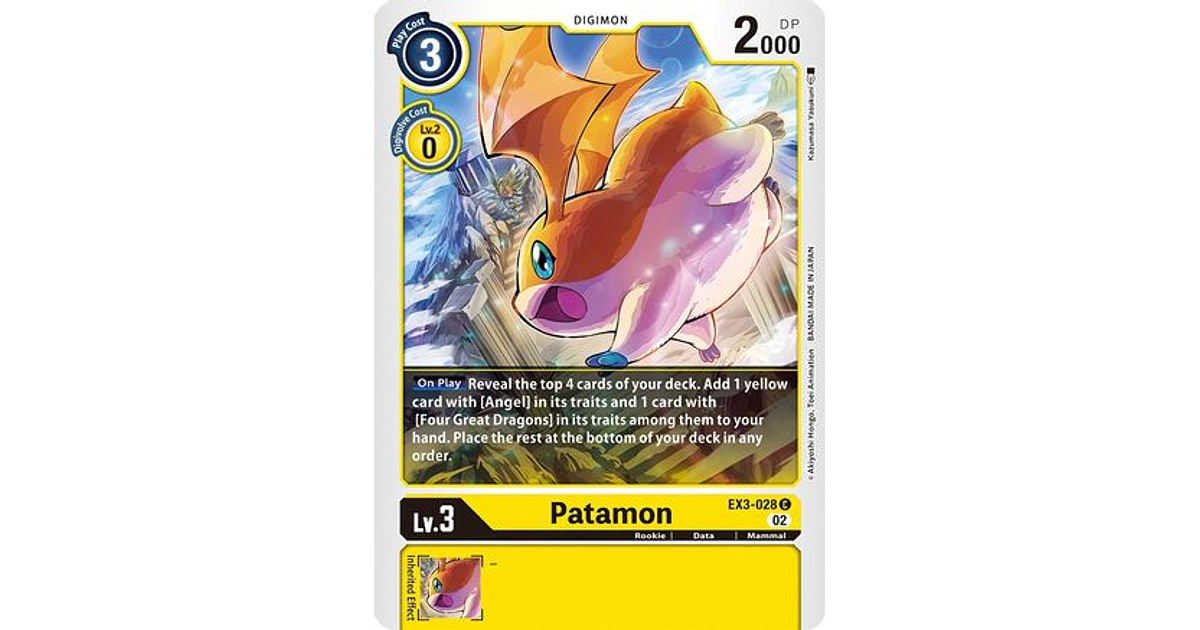 EX3-028 C Patamon