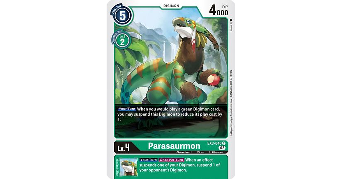 EX3-040 C Parasaurmon