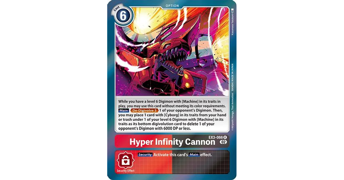 EX3-066 R Hyper Infinity Cannon