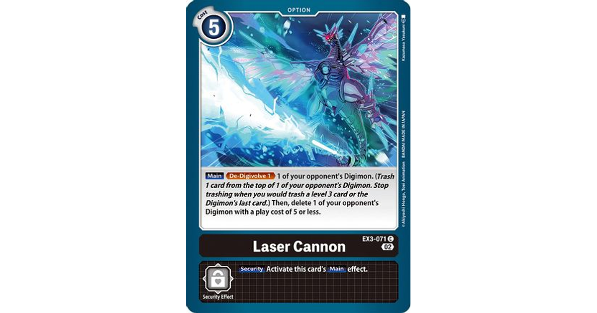 EX3-071 C Laser Cannon