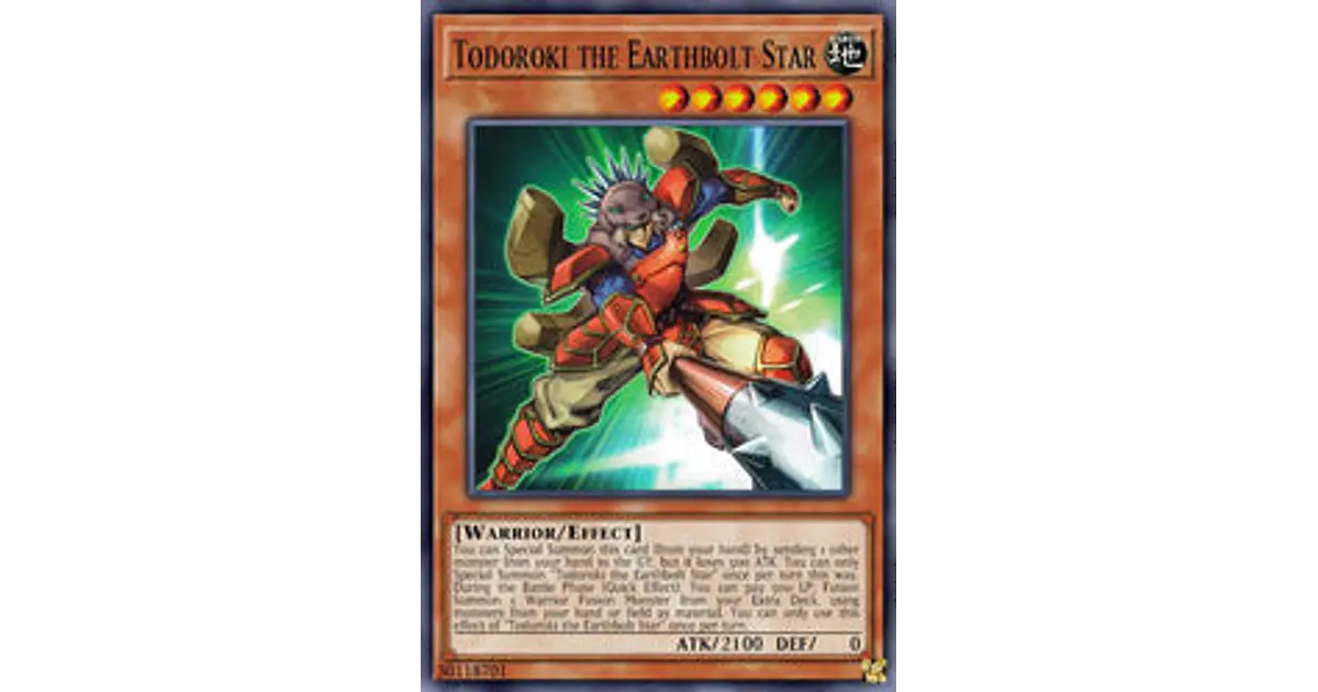 Todoroki the Earthbolt Star - BLCR-EN035 - Ultra Rare 1st...