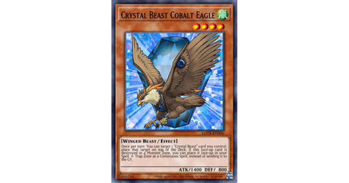 Crystal Beast Cobalt Eagle - BLCR-EN052 - Ultra Rare 1st ...