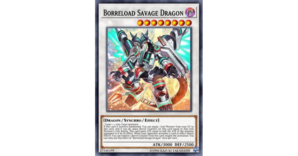Borreload Savage Dragon - BLCR-EN083 - Secret Rare 1st Ed...