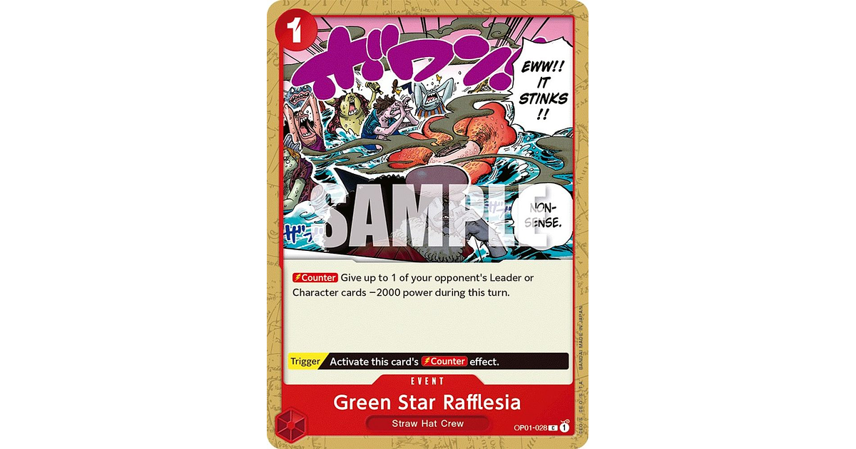 OP01-028 C Green Star Rafflesia
