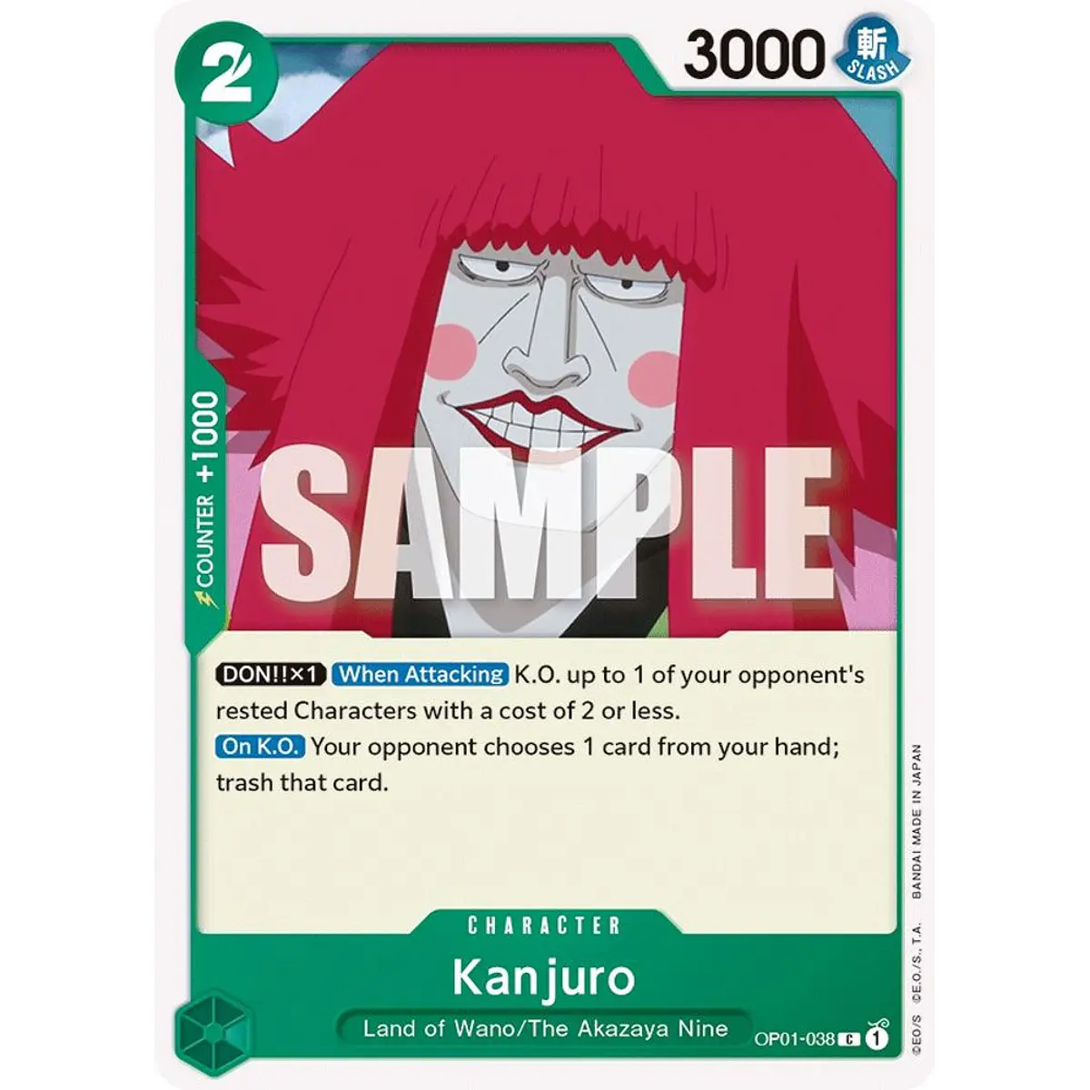 OP01-038 C Kanjuro