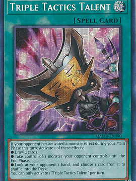 Triple Tactics Thrust - MZMI-EN084 - Ultra Rare 1st Edition