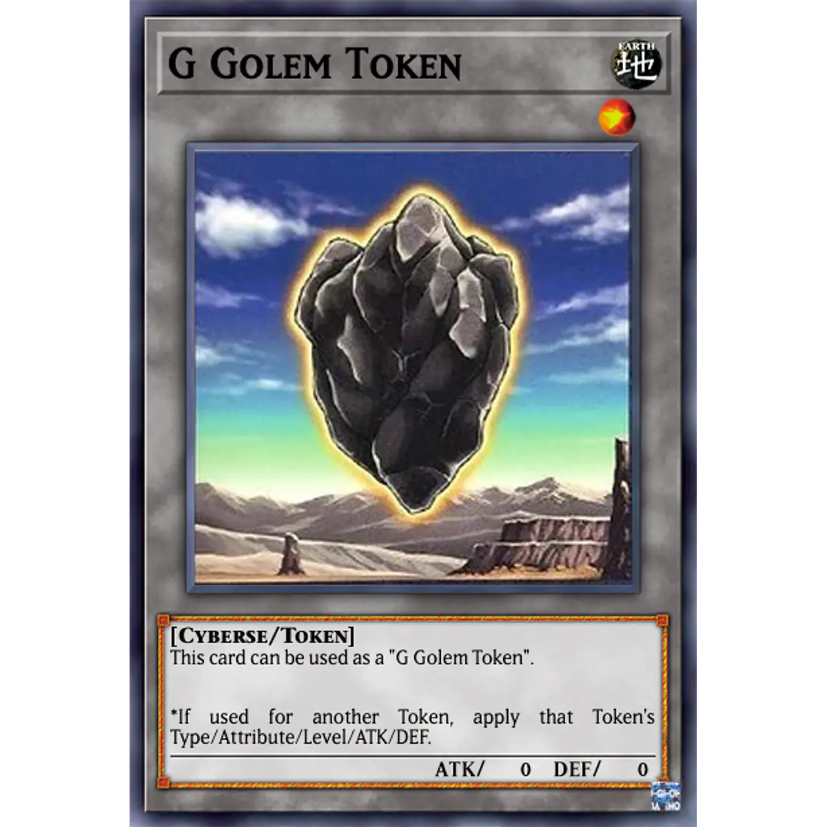G Golem Token - MAMA-EN103 - Ultra Rare 1st Edition