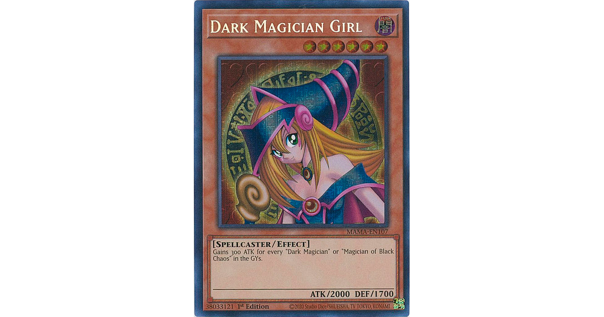 Dark Magician Girl - MAMA-EN107 - Pharaoh's Secret Rare 1...