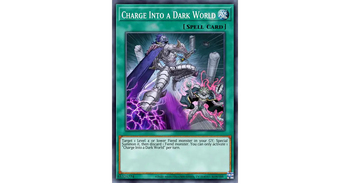 Charge Into a Dark World - SR13-EN028 - Common 1st Edition