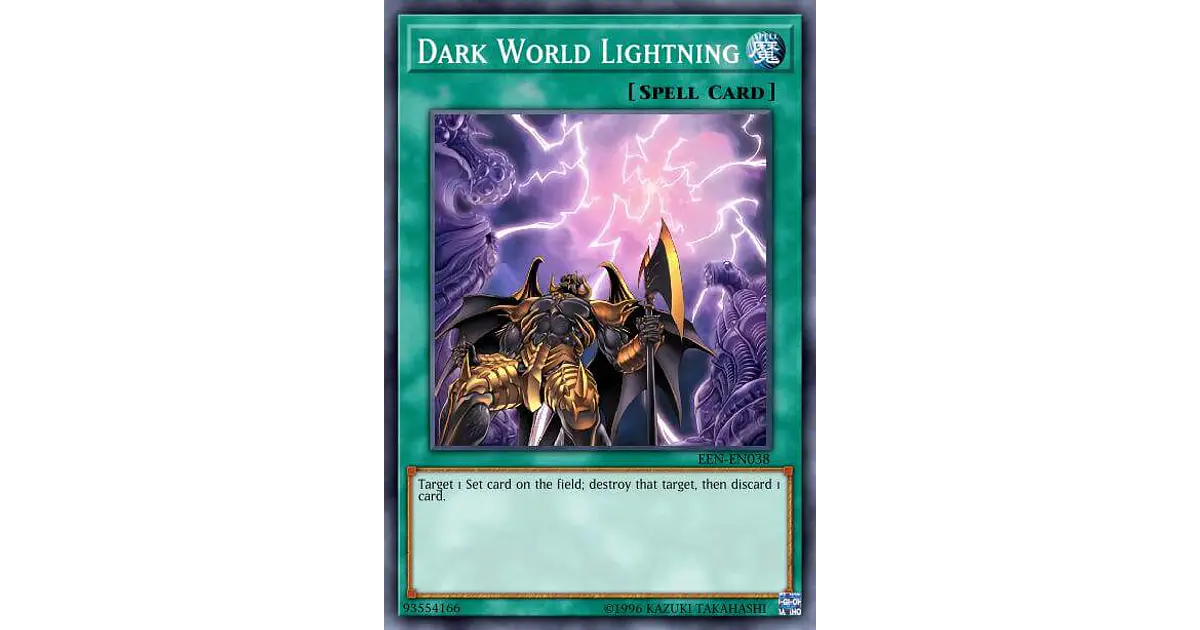 Dark World Lightning - SR13-EN030 - Common 1st Edition
