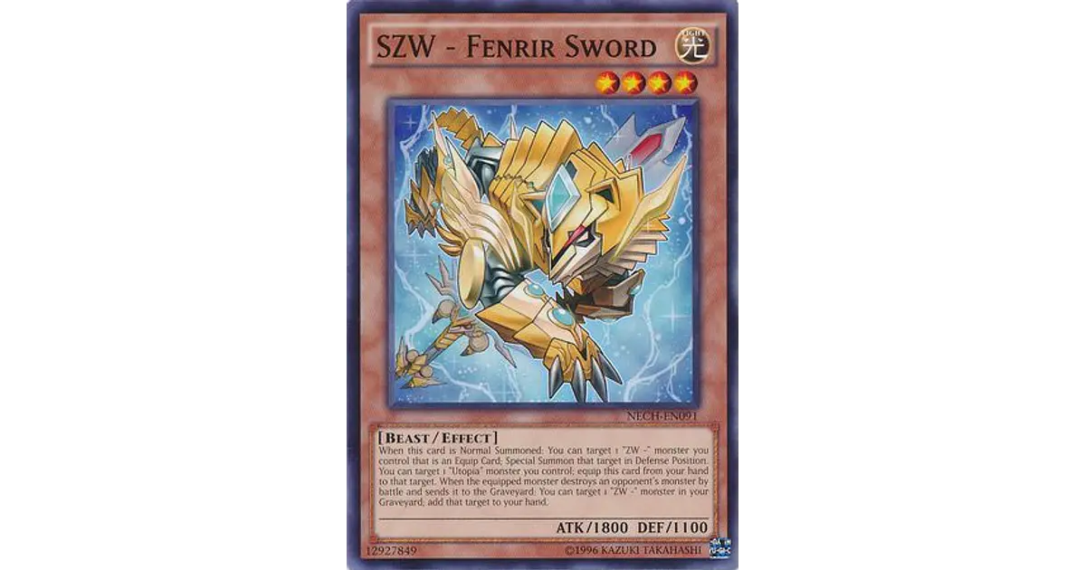 SZW - Fenrir Sword - NECH-EN091 - Common Unlimited