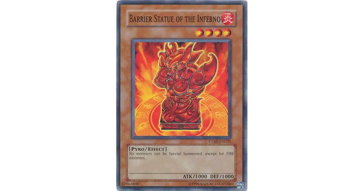 Barrier Statue of the Inferno - CDIP-EN020 - Common Unlim...