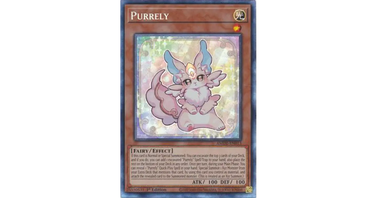 Purrely - AMDE-EN013 - Collector's Rare 1st Edition