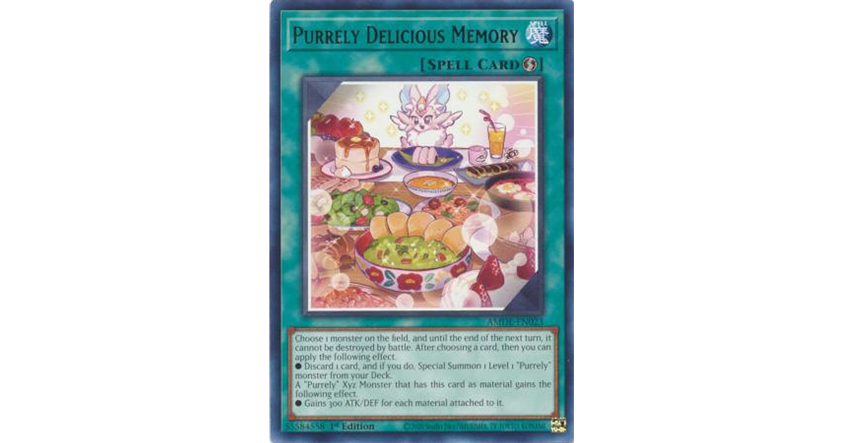 Purrely Delicious Memory - AMDE-EN023 - Rare 1st Edition