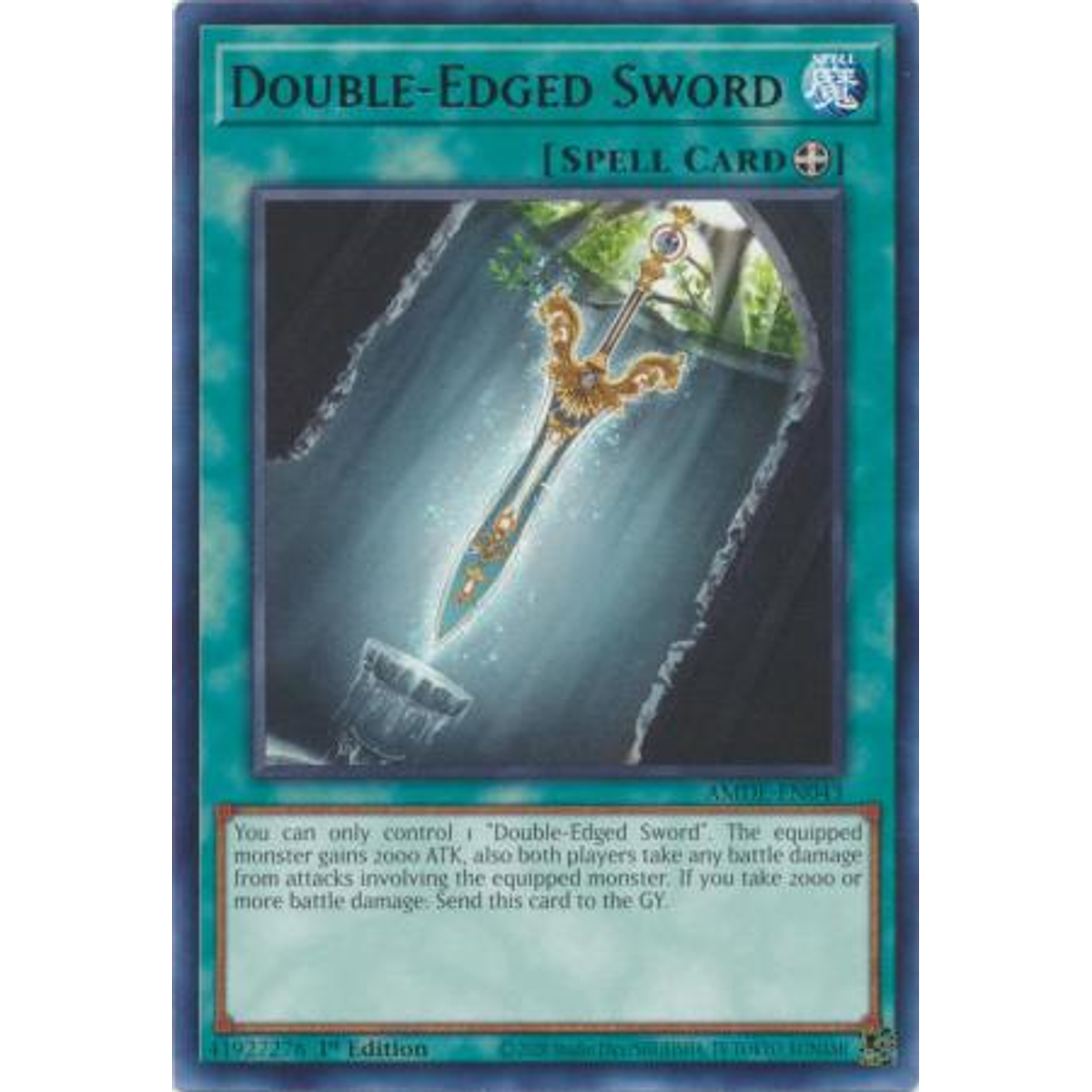 Double-Edged Sword - AMDE-EN043 - Rare 1st Edition