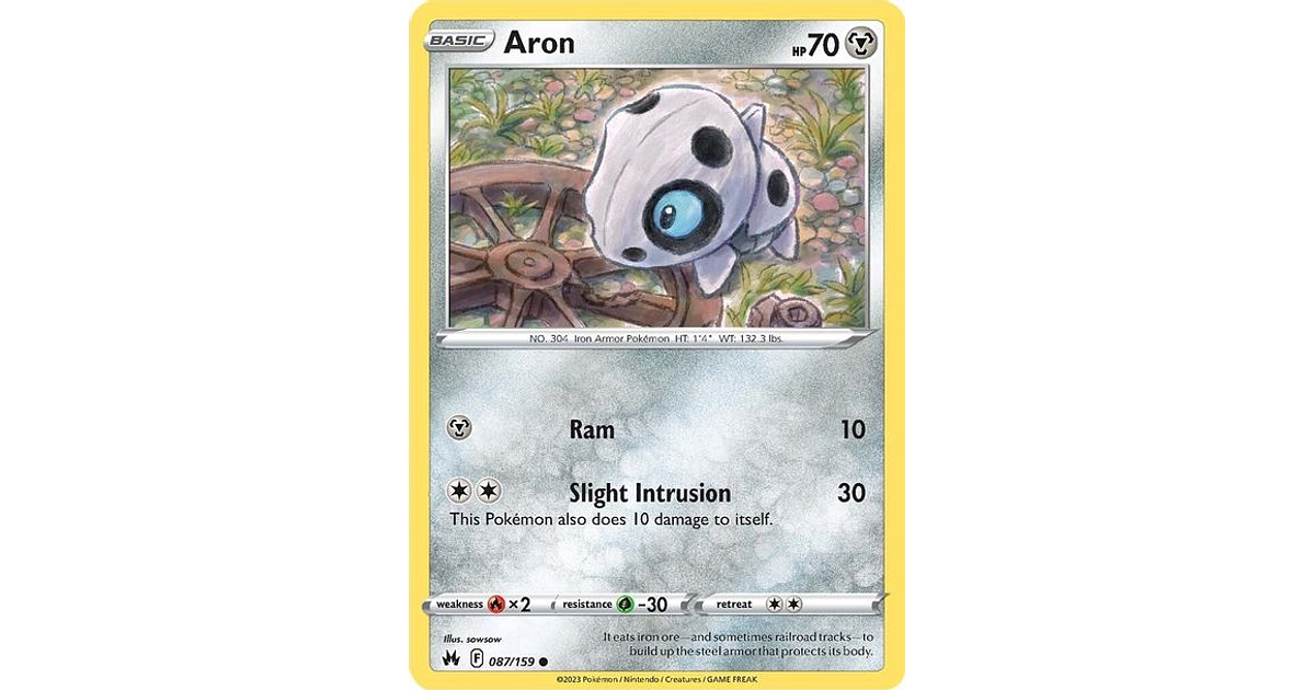 Aron - 087/159 - Common Reverse Holo