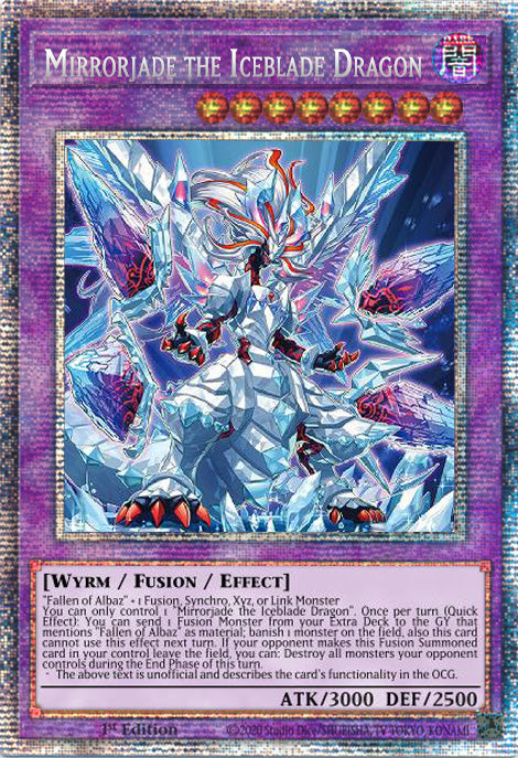 Mirrorjade the Iceblade Dragon - PHHY-EN100 - Starlight R...