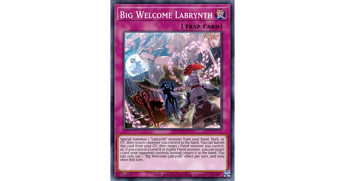 Big Welcome Labrynth - PHHY-EN077 - Ultra Rare 1st Edition
