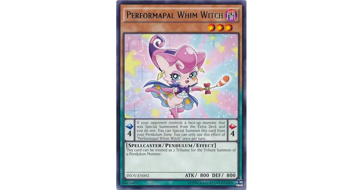 Performapal Whim Witch - INOV-EN002 - Rare Unlimited