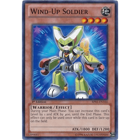 Wind-Up Soldier - BP01-EN166 - Common 1st Edition