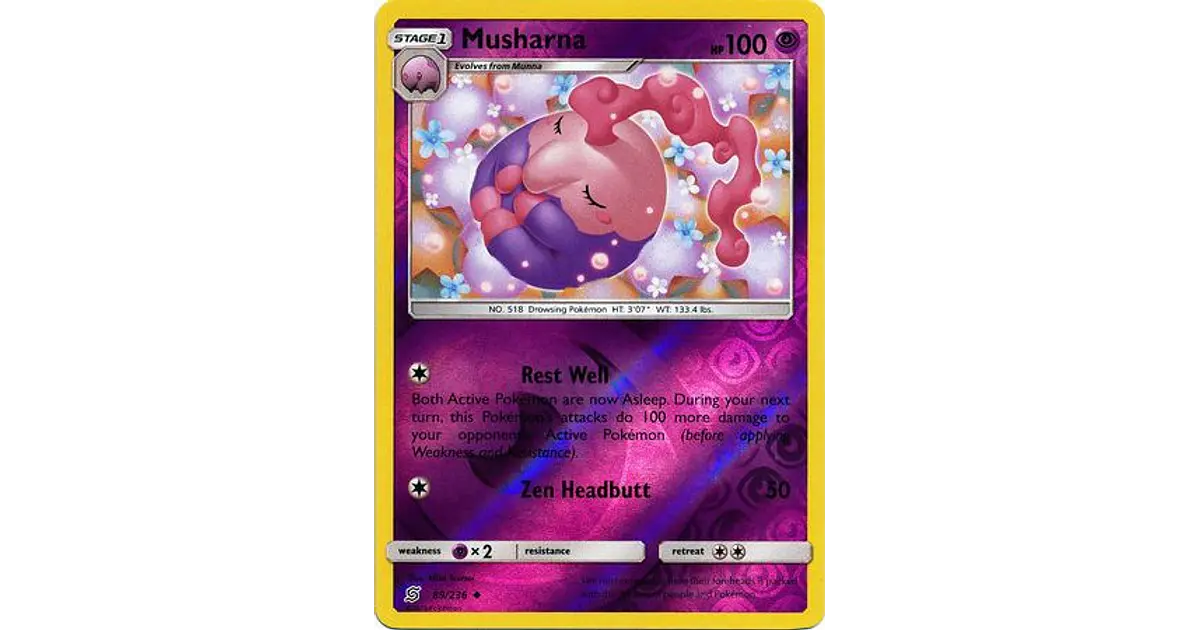 Musharna - 89/236 - Uncommon Reverse Holo