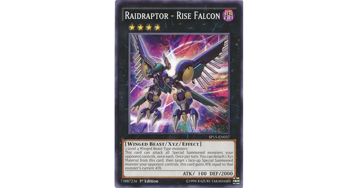 Raidraptor - Rise Falcon - SP15-EN037 - Common 1st Edition