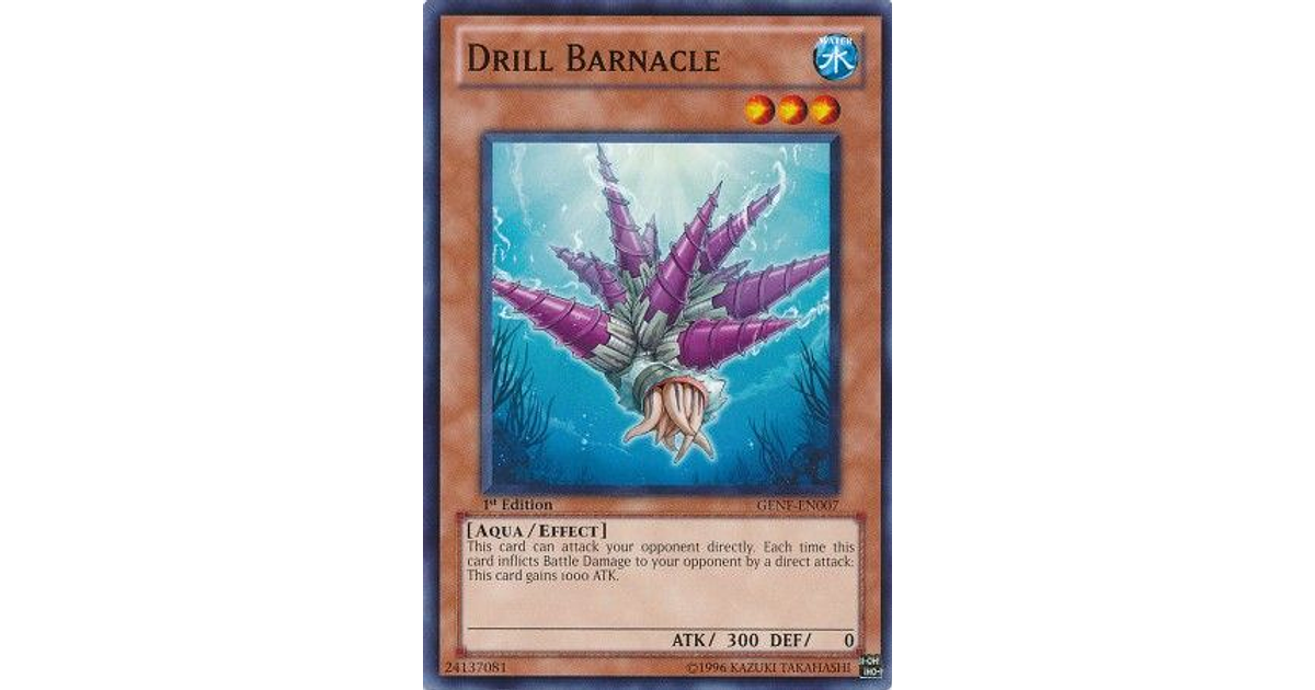 Drill Barnacle - GENF-EN007 - Common 1st Edition