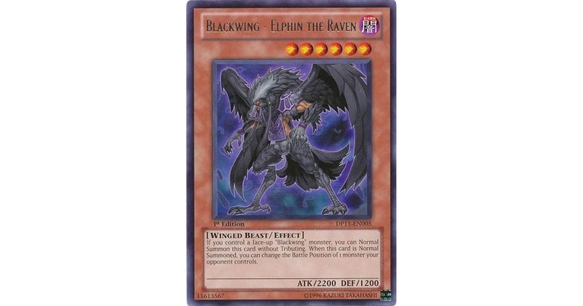 Blackwing - Elphin the Raven - DP11-EN005 - Rare 1st Edition