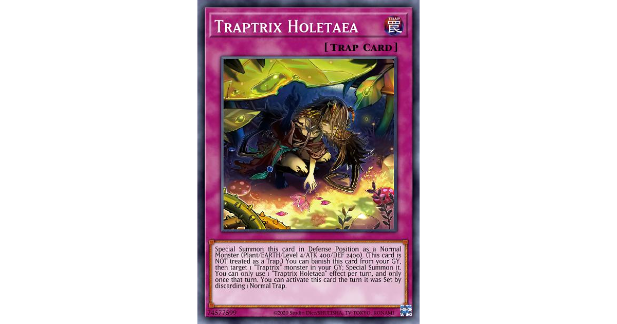 Traptrix Holeutea - SDBT-EN046 - Super Rare 1st edition