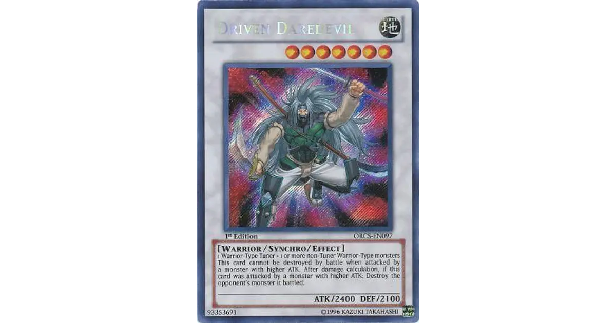 Driven Daredevil - ORCS-EN097 - Secret Rare 1st Edition
